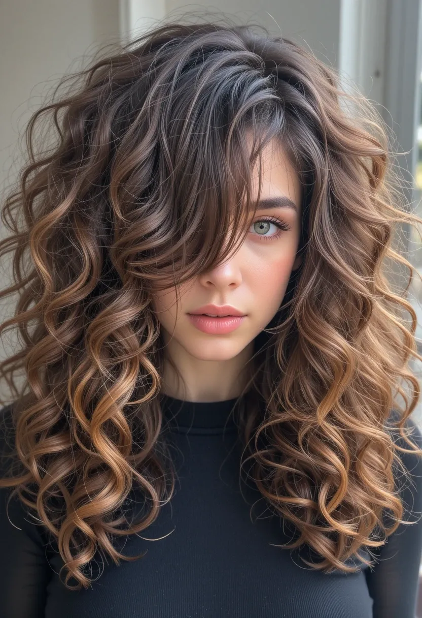 15 Stylish Bangs Covering One Eye That Scream Confidence